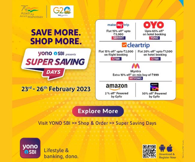 ਸਿਰਫ ਤਿੰਨ ਦਿਨਾਂ ਲਈ ਹੈ ਇਹ ਆਫਰ, SBI ਦੇ Yono ਖਾਤੇ 'ਤੇ ਉਪਲਬਧ ਹੈ ਬੰਪਰ ਆਫਰ, ਤੁਹਾਨੂੰ ਯਾਤਰਾ ਤੇ ਖਰੀਦਦਾਰੀ ...